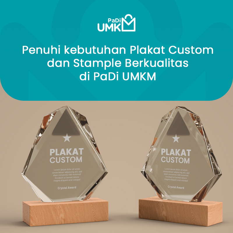Penuhi Kebutuhan Plakat Custom dan Stample Berkualitas di PaDi UMKM