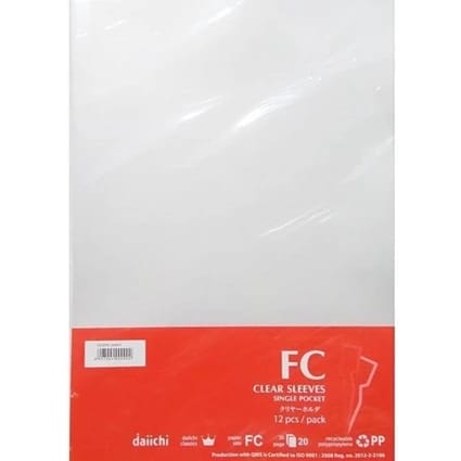 Jual Clear Sleeves File Daichi Ukuran F4 Map Plastik Daichi | PaDi UMKM