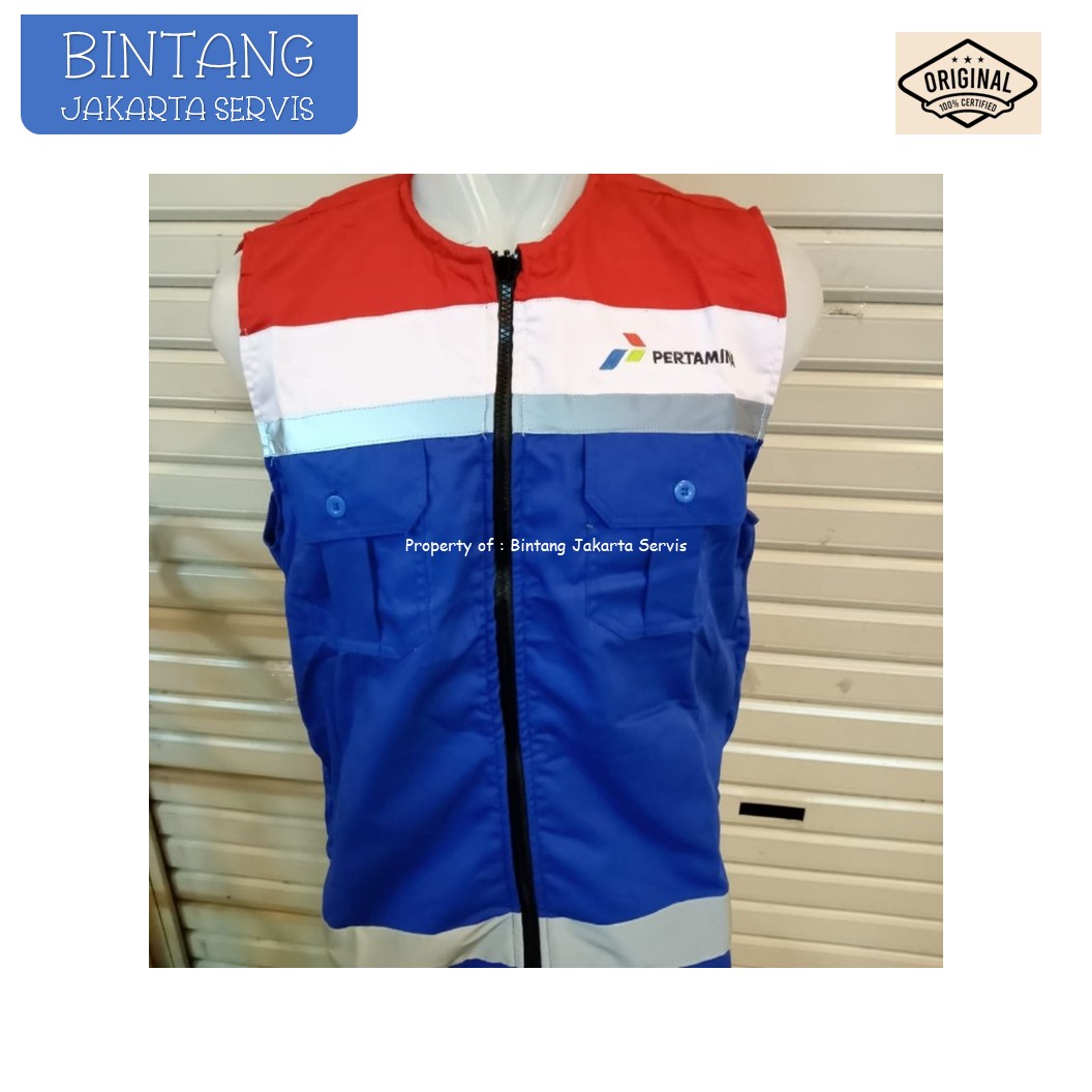 Jual Safety Vest Pertamina + Scotlight 3M | PaDi UMKM