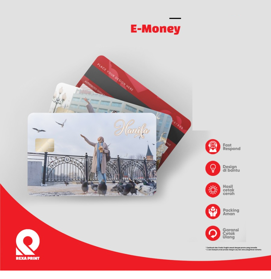 Jual Kartu E Money Custom Print - BCA Flazz Gen2, 1 Sisi | PaDi UMKM