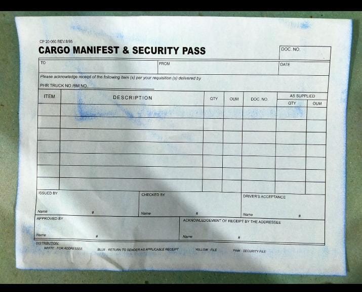 Jual Cargo Manifest 1/2 A4 | PaDi UMKM