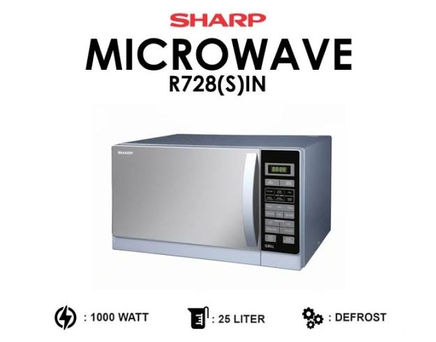 Jual SHARP | R728(S)IN Counter Top Microwave | PaDi UMKM