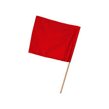 Jual Bendera Flagman Merah Uk. 40cm x 40cm | PaDi UMKM