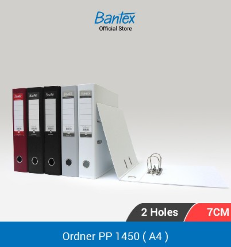 Jual ORDNER BANTEX A4 1450 / BANTEX LEVER ARCH FILE PP UKURAN A4 1450 ...