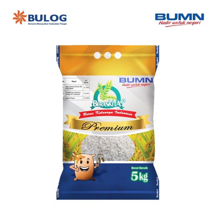Jual Beras Premium 5 Kg | PaDi UMKM