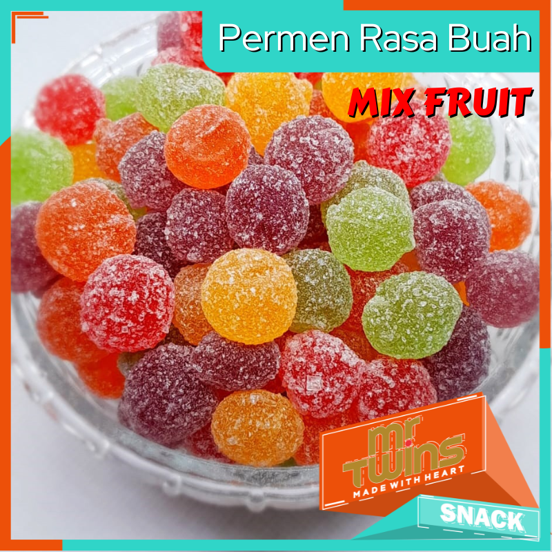 Jual Permen Rasa Buah (MIX) Kemasan Botol 190gr | PaDi UMKM