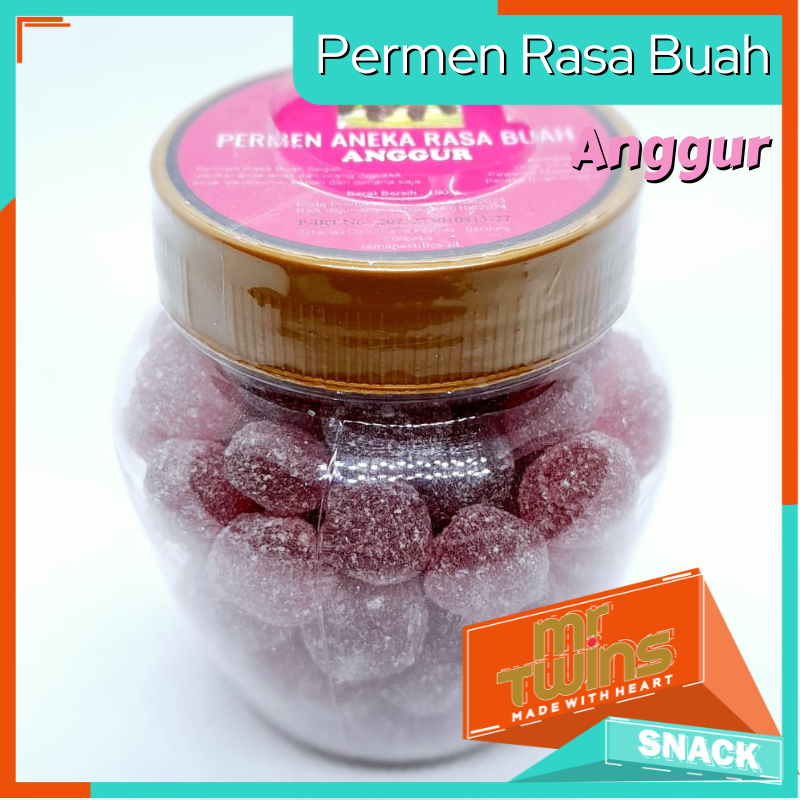 Jual Permen Rasa Buah Anggur Kemasan Botol 190gr | PaDi UMKM