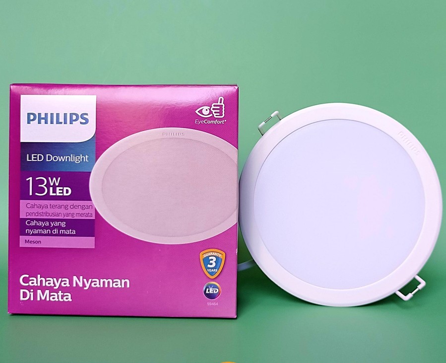 Jual Philips Downlight - 59464 MESON 125 13 Watt 65K WH Recessed LED ...