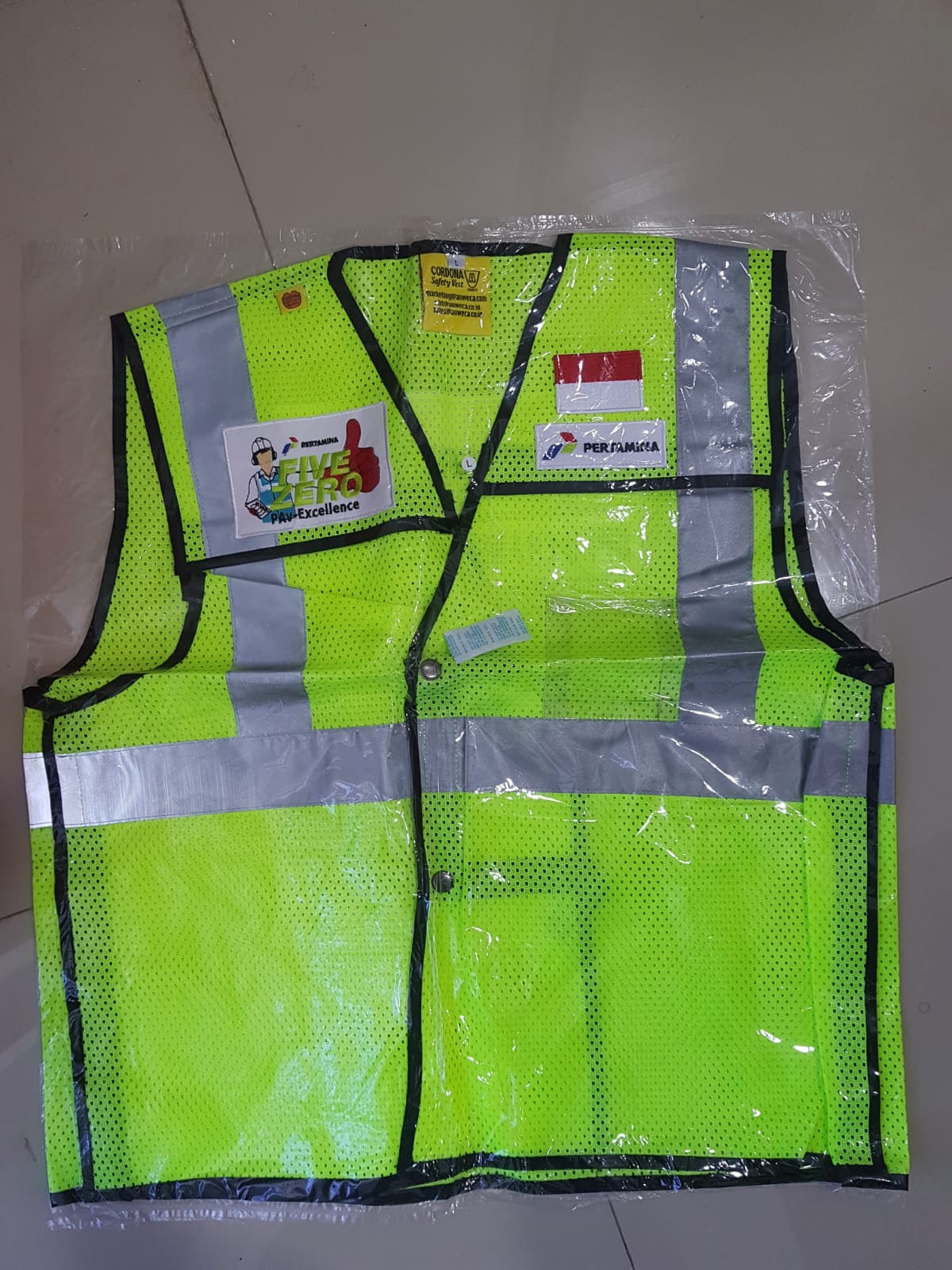 Jual Safety Vest Schotlite Pertamina Aviation Cordona 3M Schotlite ...