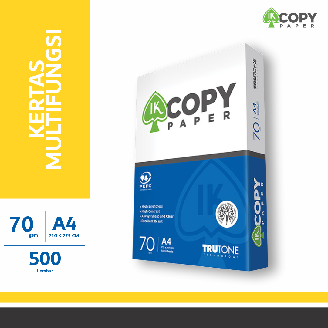 Jual Kertas A4 70gsm IK Copy Paper | PaDi UMKM