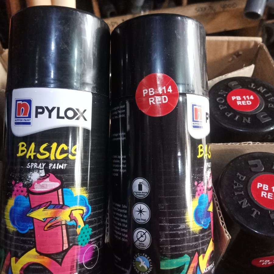 Jual pylox pilok cat semprot warna merah | PaDi UMKM