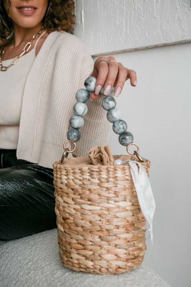 Jual Emilie tube bag(tas eceng) | PaDi UMKM