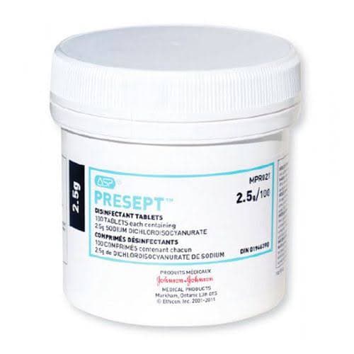 Jual Presept desinfektan 100 x 2.5 gram tablets/jar | PaDi UMKM