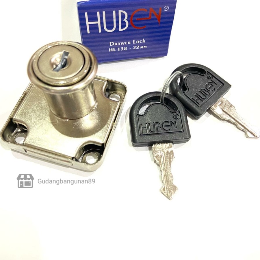 Jual Kunci Pintu Lemari /Laci Huben HL 138-22 | PaDi UMKM