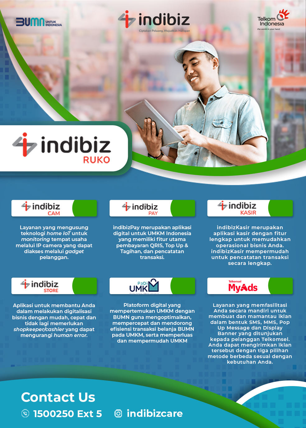 Jual Brosur Indibiz Ruko | PaDi UMKM