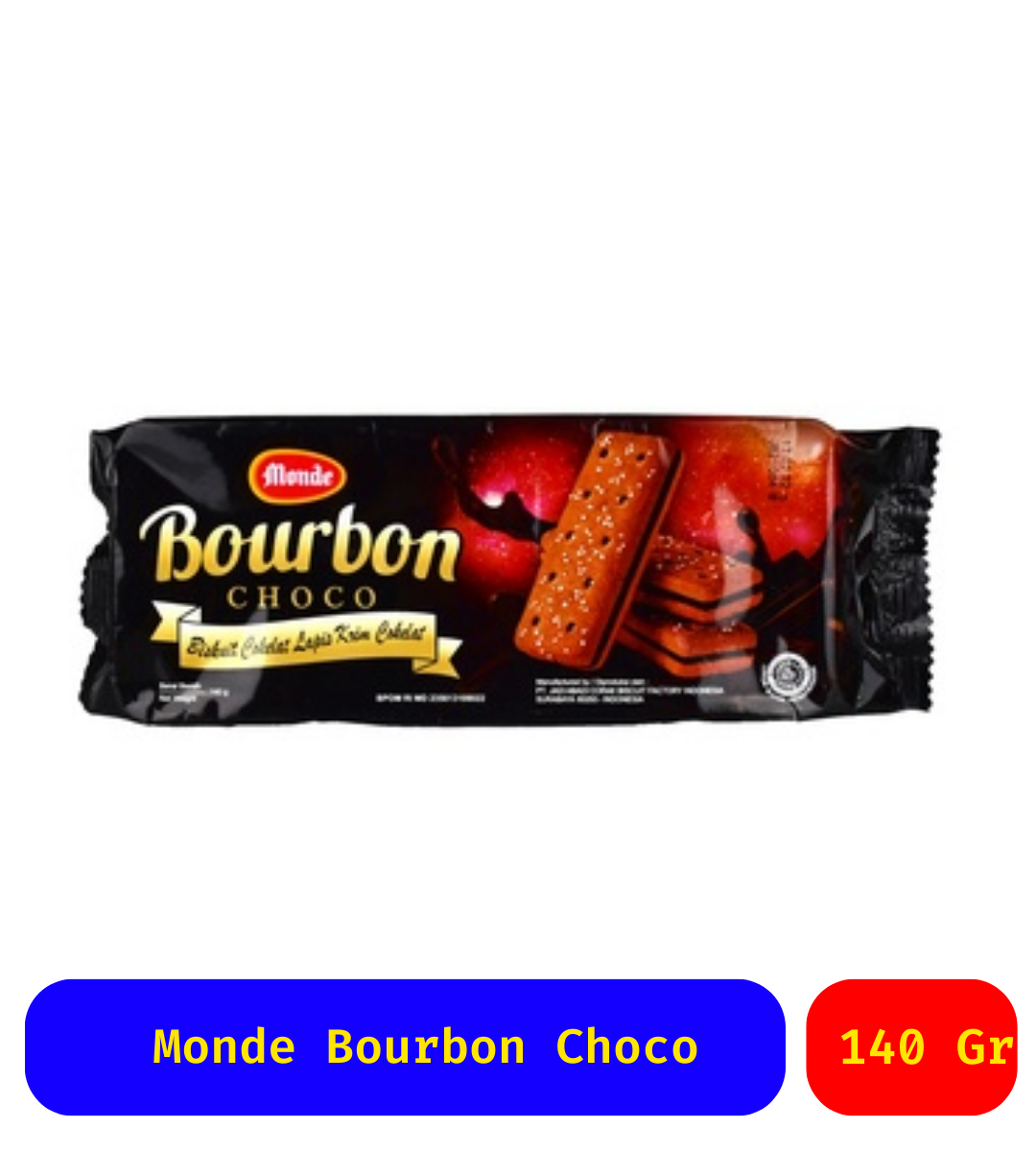 Jual Monde Bourbon Choco 140 Gr | PaDi UMKM