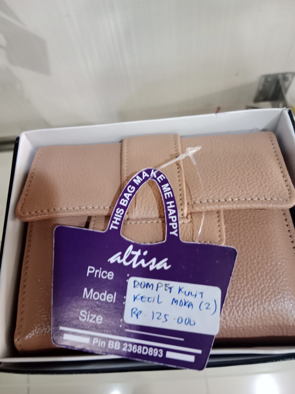 Jual Dompet Kulit Kecil Moka 2 | PaDi UMKM