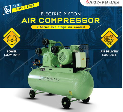 Jual Kompresor Angin Oil Free 20HP/ 8 Bar 270L HW-1.60/8 | PaDi UMKM