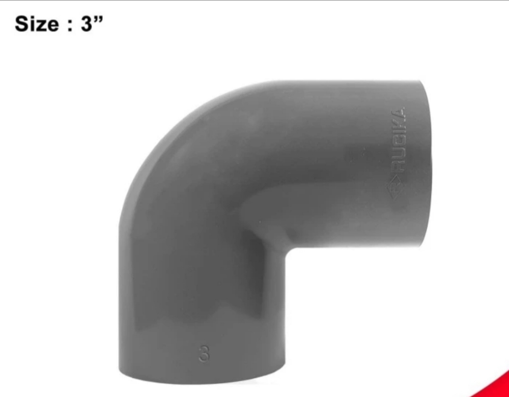 Jual Elbow PVC 3" Rucika AW (45 derajat) | PaDi UMKM