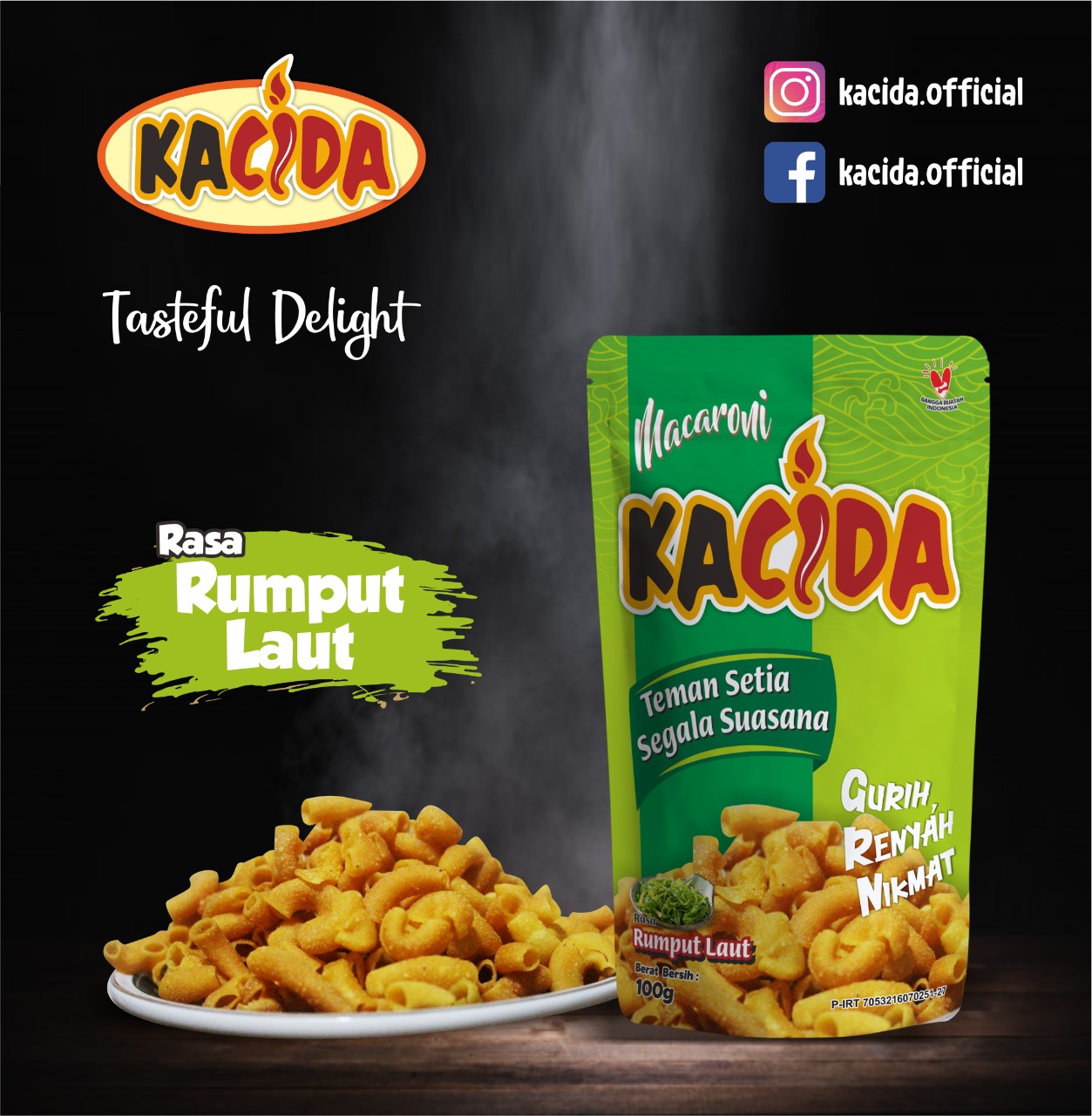 Jual Makaroni Kacida Rasa Rumput Laut | PaDi UMKM