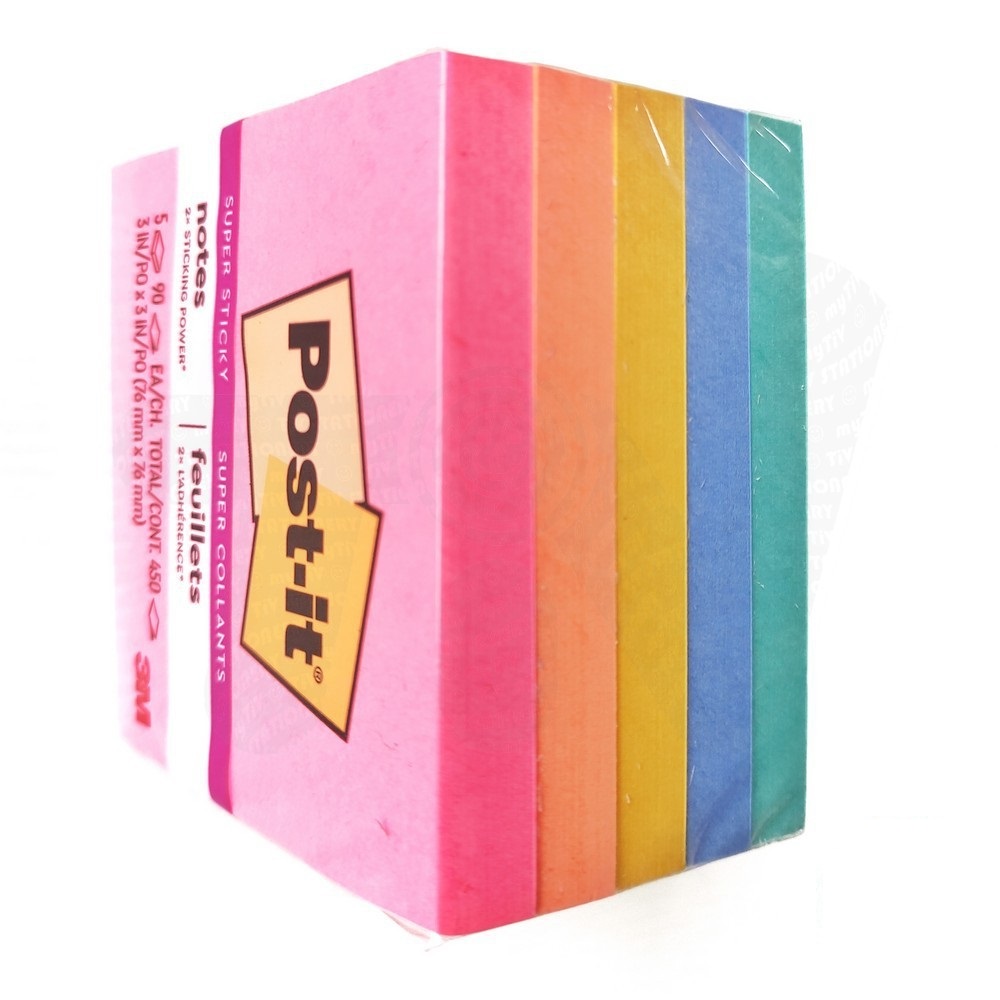 Jual PAD,WRITING:POST-IT;3X3IN:5CLR;5/BLK | PaDi UMKM