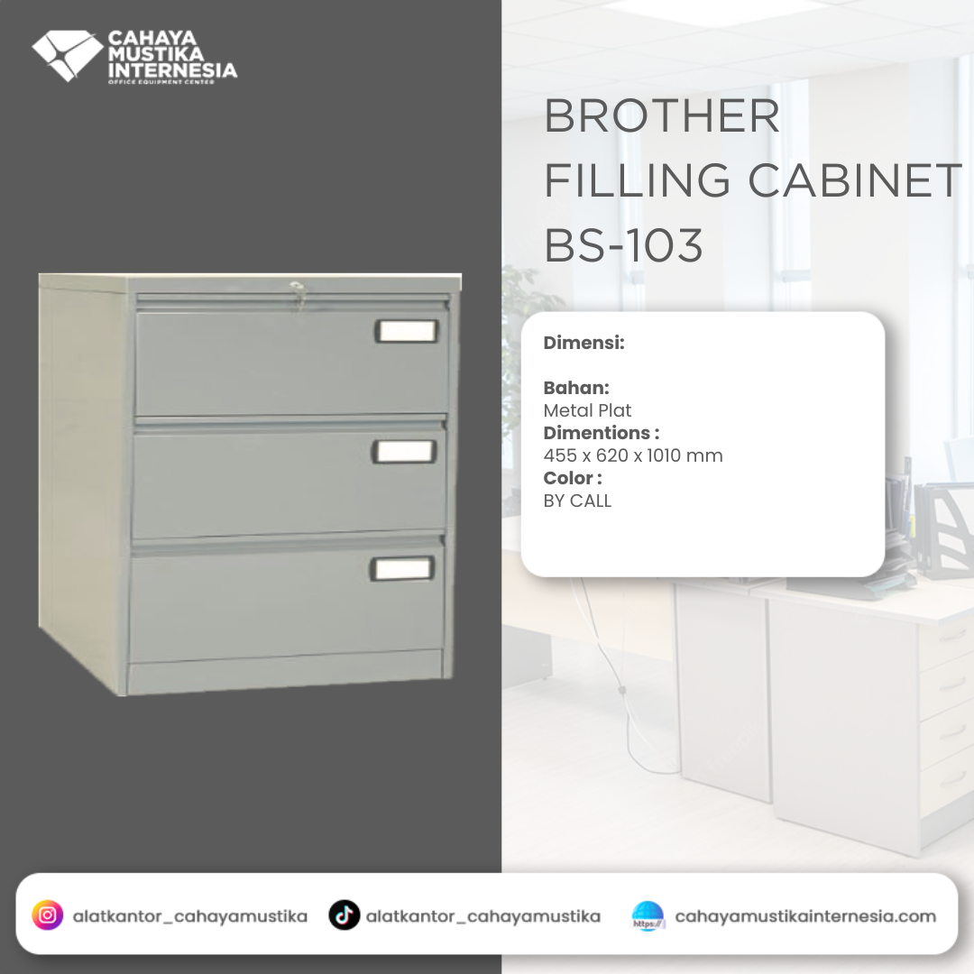 Jual JUAL BROTHER FILLING CABINET 3 LACI SUPER BS-103 DI JAKARTA | PaDi UMKM