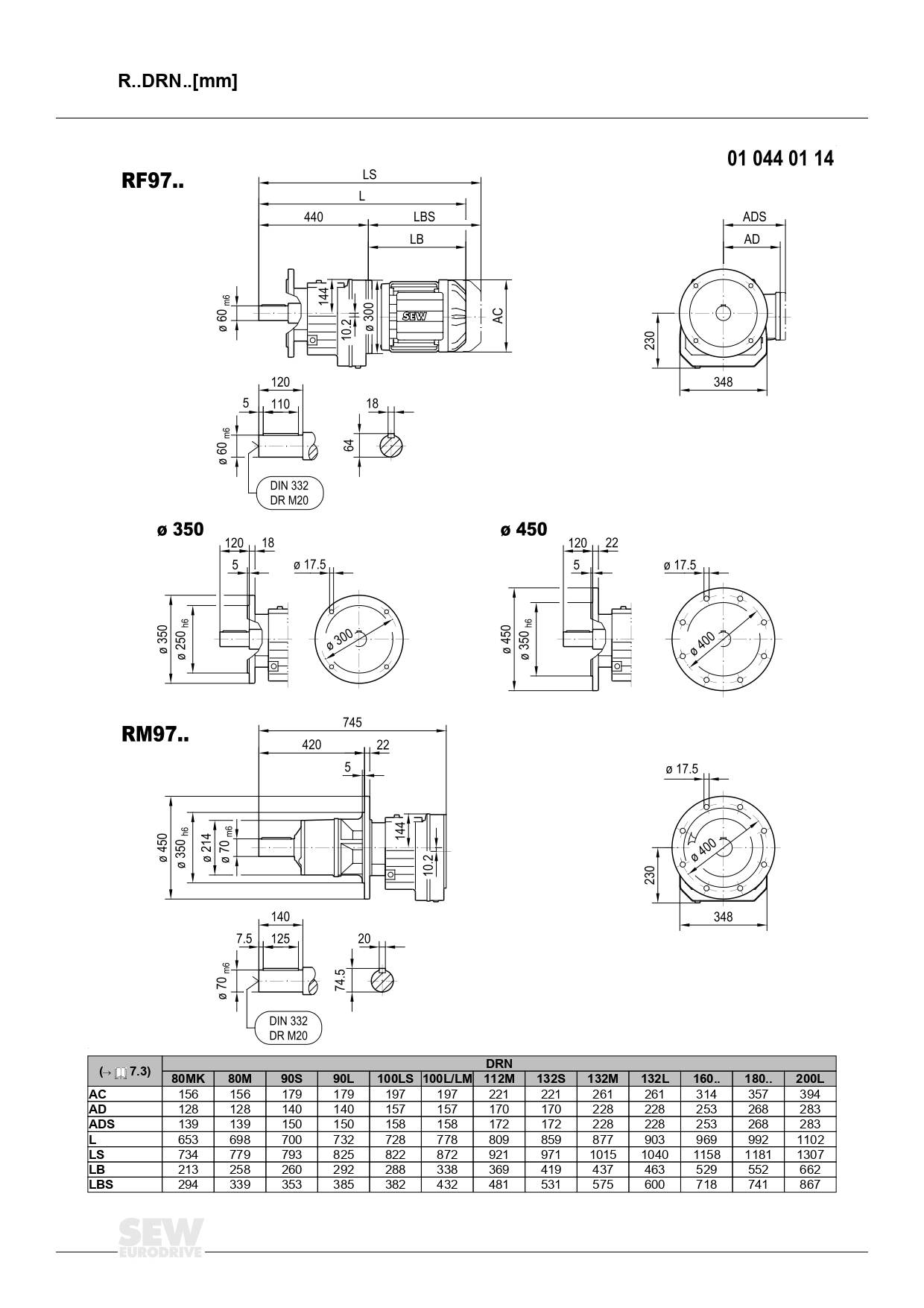 Jual “SEW EURODRIVE” Flange Mounted Helical Geared Motor (Single speed ...