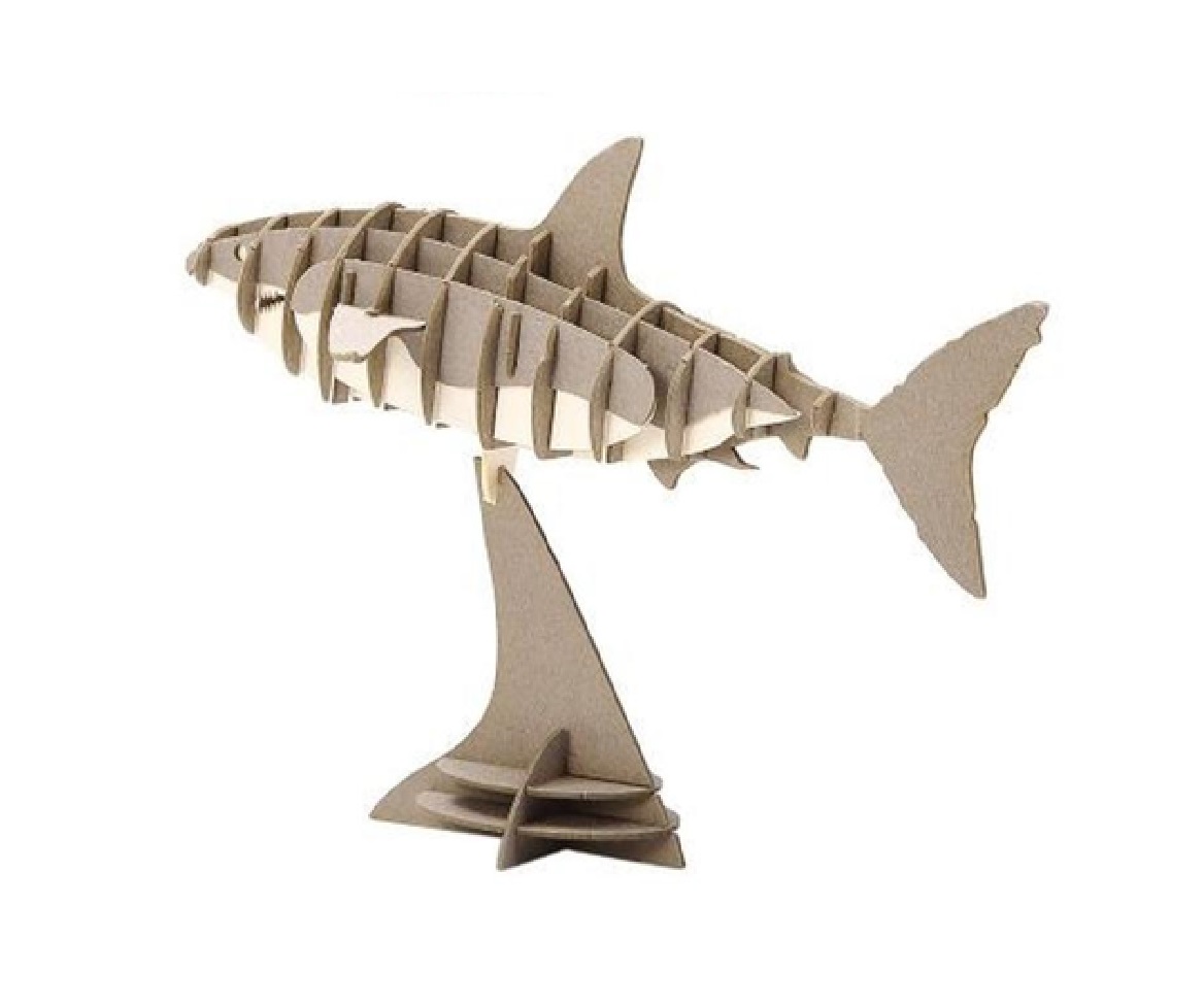 Jual Memoo Mainan Puzzle 3D Karakter Ikan Hiu | PaDi UMKM