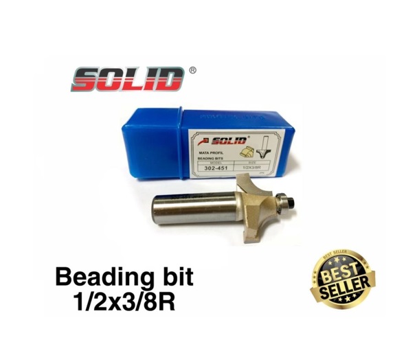 Jual Mata router| mata profil 302-451 beading bit SOLID | PaDi UMKM