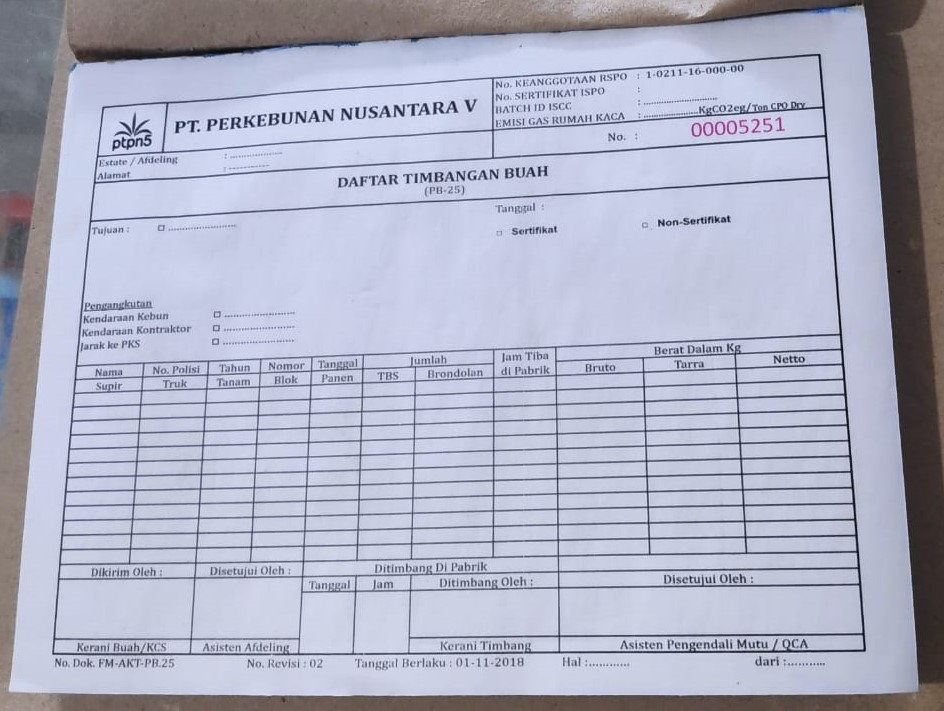 Jual BLANKO AU-58 (BON PERMINTAAN DAN PENGELUARAN BARANG) | PaDi UMKM