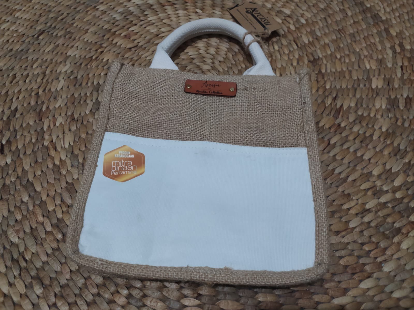 Jual Tote bag Goni aksen Batik Bali | PaDi UMKM