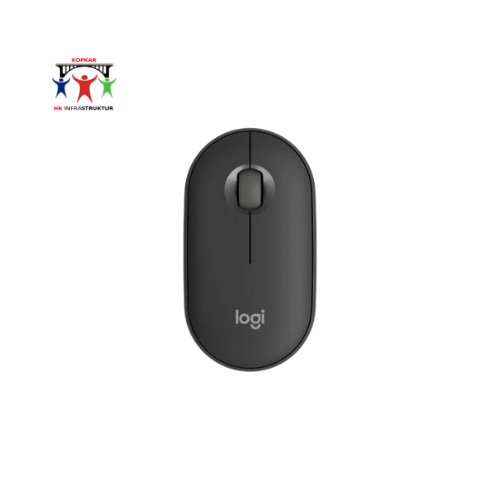 Jual Pebble Wireless Mouse Logitech M350 - Black | PaDi UMKM
