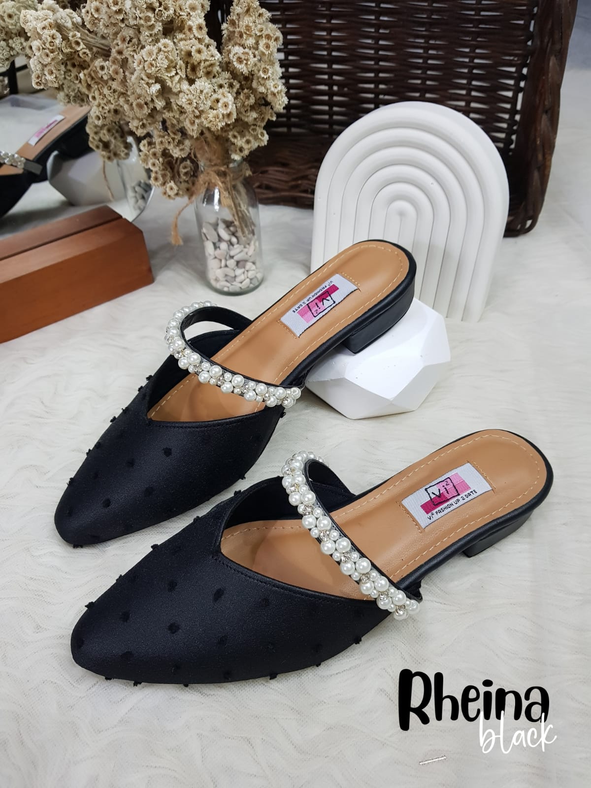 Jual Selop Pesta Wanita VI2FASHION Art. Rhena Mules | PaDi UMKM