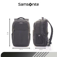 Jual TAS BACKPACK SAMSONITE Cap : 28 Liter Grey/Black | PaDi UMKM
