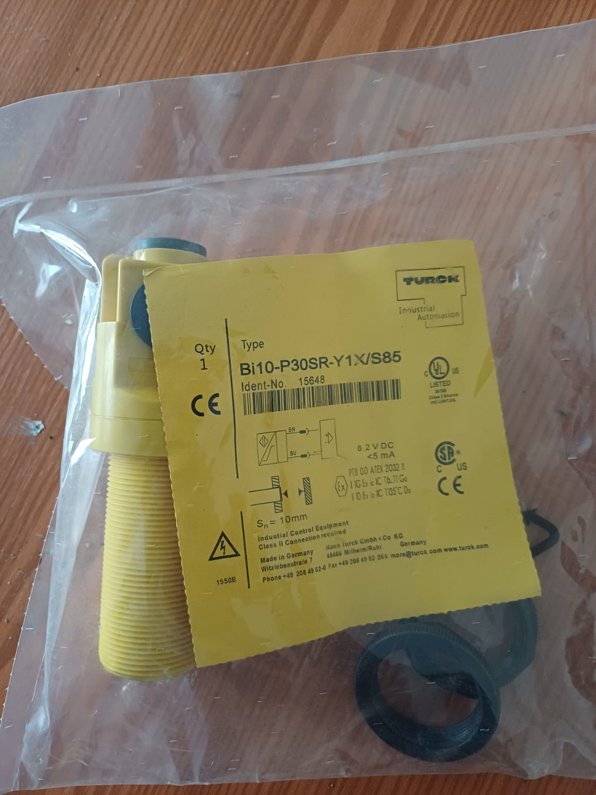 Jual Proximity sensor TURCK Bi10-P30SR-Y1X/S85 | PaDi UMKM