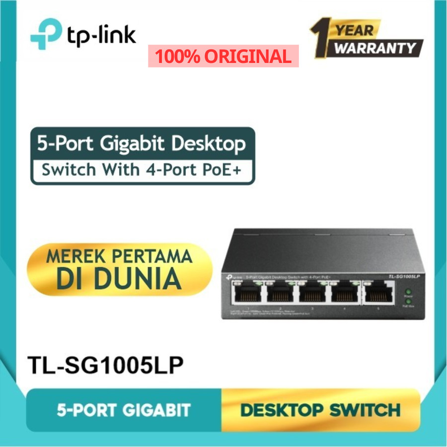 Jual TP-Link Switch 5port Gigabit POE | PaDi UMKM