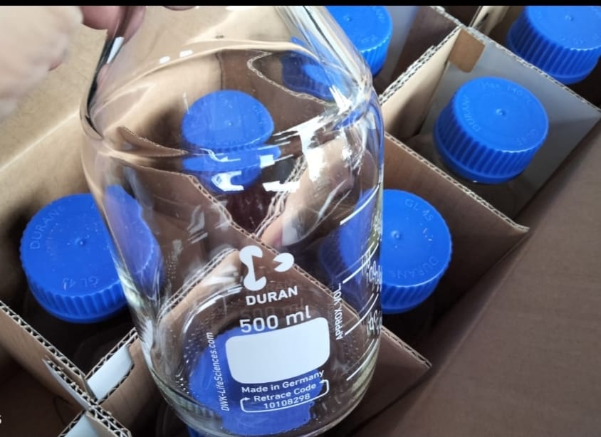 Jual Laboratory Bottle Merk Duran 500 ml | PaDi UMKM