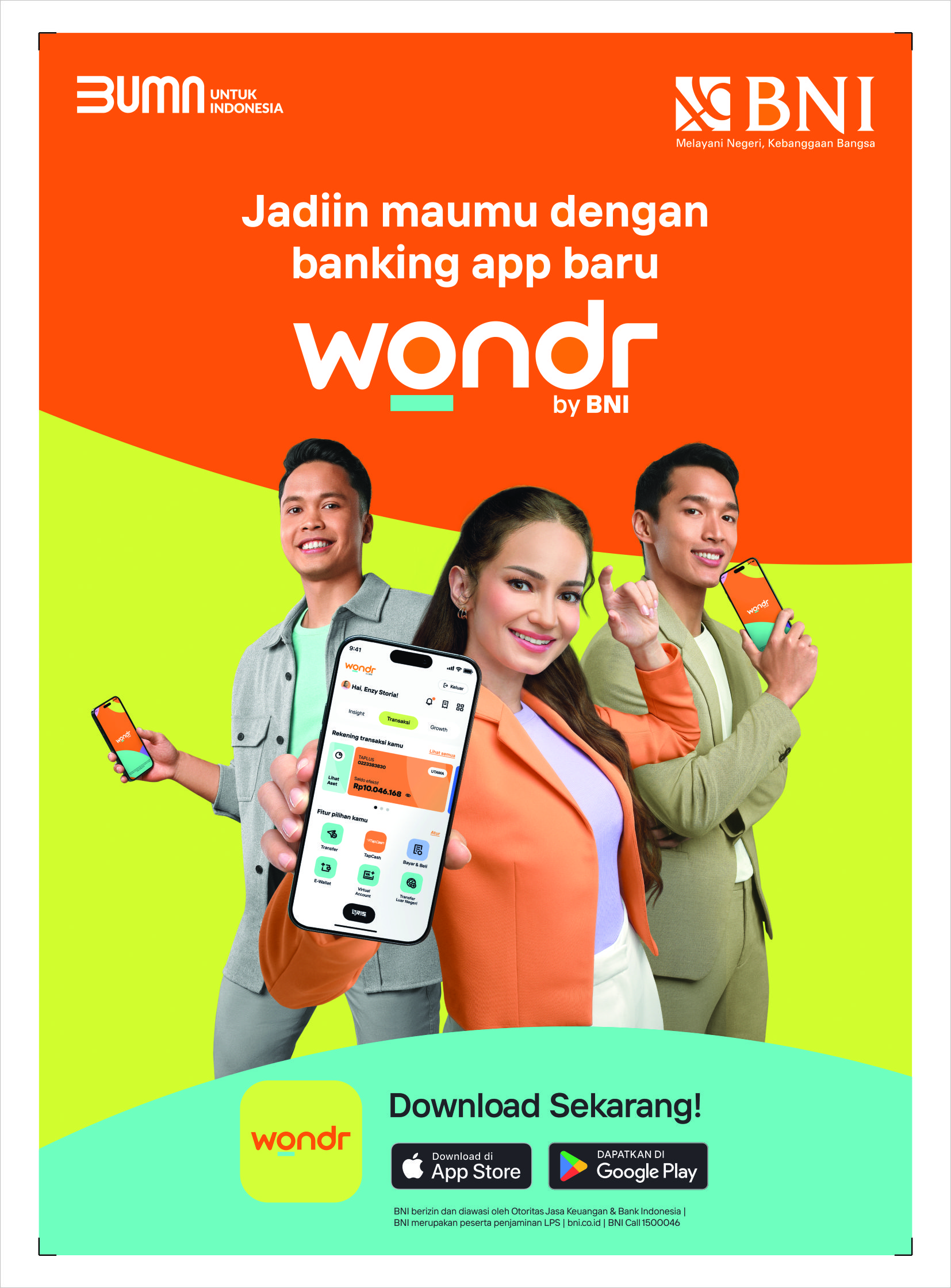 Jual POSTER Kecil Photo Paper uk 30 x 20 cm BNI Sidoarjo | PaDi UMKM