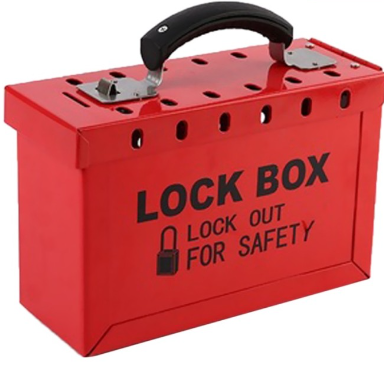 Jual Lotto box red lockout tagout device storage 12 lock | PaDi UMKM