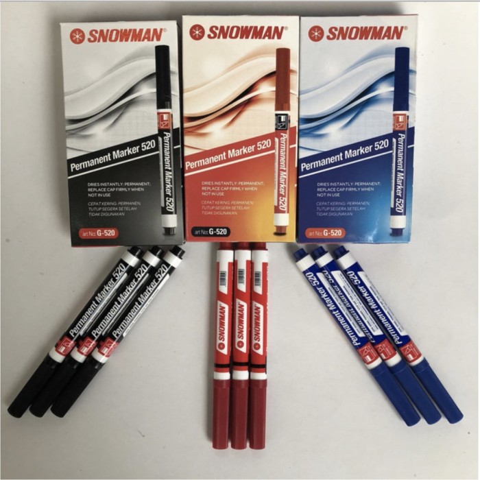 Jual SPIDOL SNOWMAN KECIL PERMANENT AG-520 | PaDi UMKM