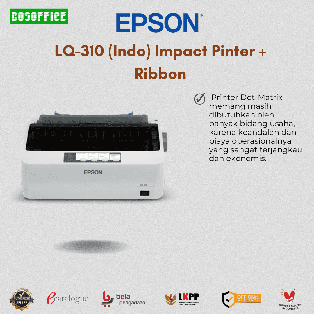 Jual Epson LQ-310 Impact Pinter + Ribbon | PaDi UMKM