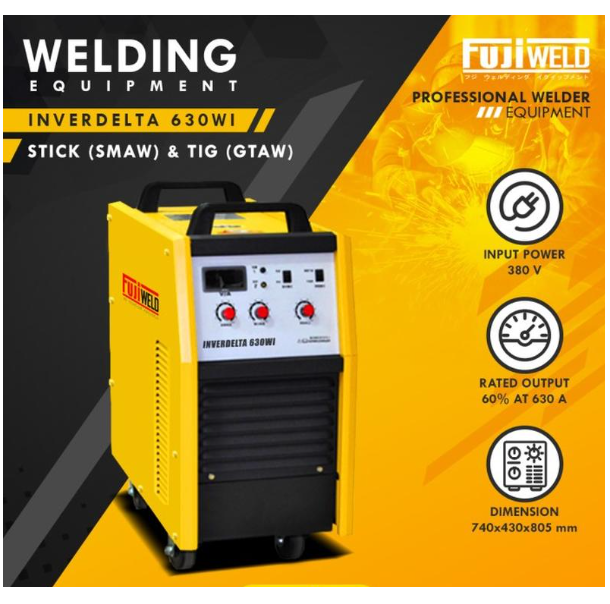Jual Mesin Las SMAW (Electrode/Stick) Welding Fujiweld - Inverdelta ...