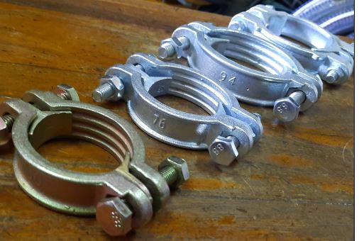 Jual Hose Clamp Pipe Double Bolt Besi SL22/SL29 1/2" | PaDi UMKM