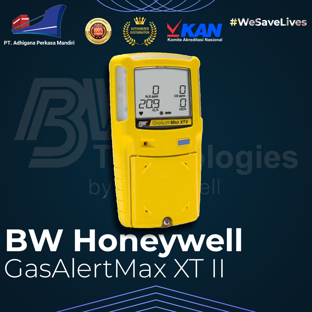Jual Honeywell Gas Detector BW Alertmax XT II SERTIFIKAT KAN | PaDi UMKM