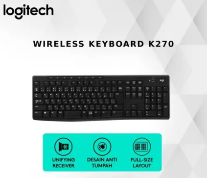 Jual Logitech K270 Wireless Keyboard | PaDi UMKM