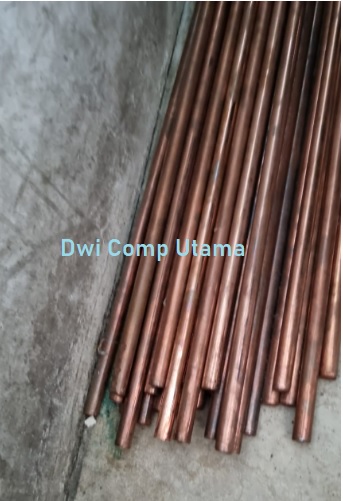 Jual Grounding Rod as Tembaga 3/4" copper rod panjang 2 meter | PaDi UMKM