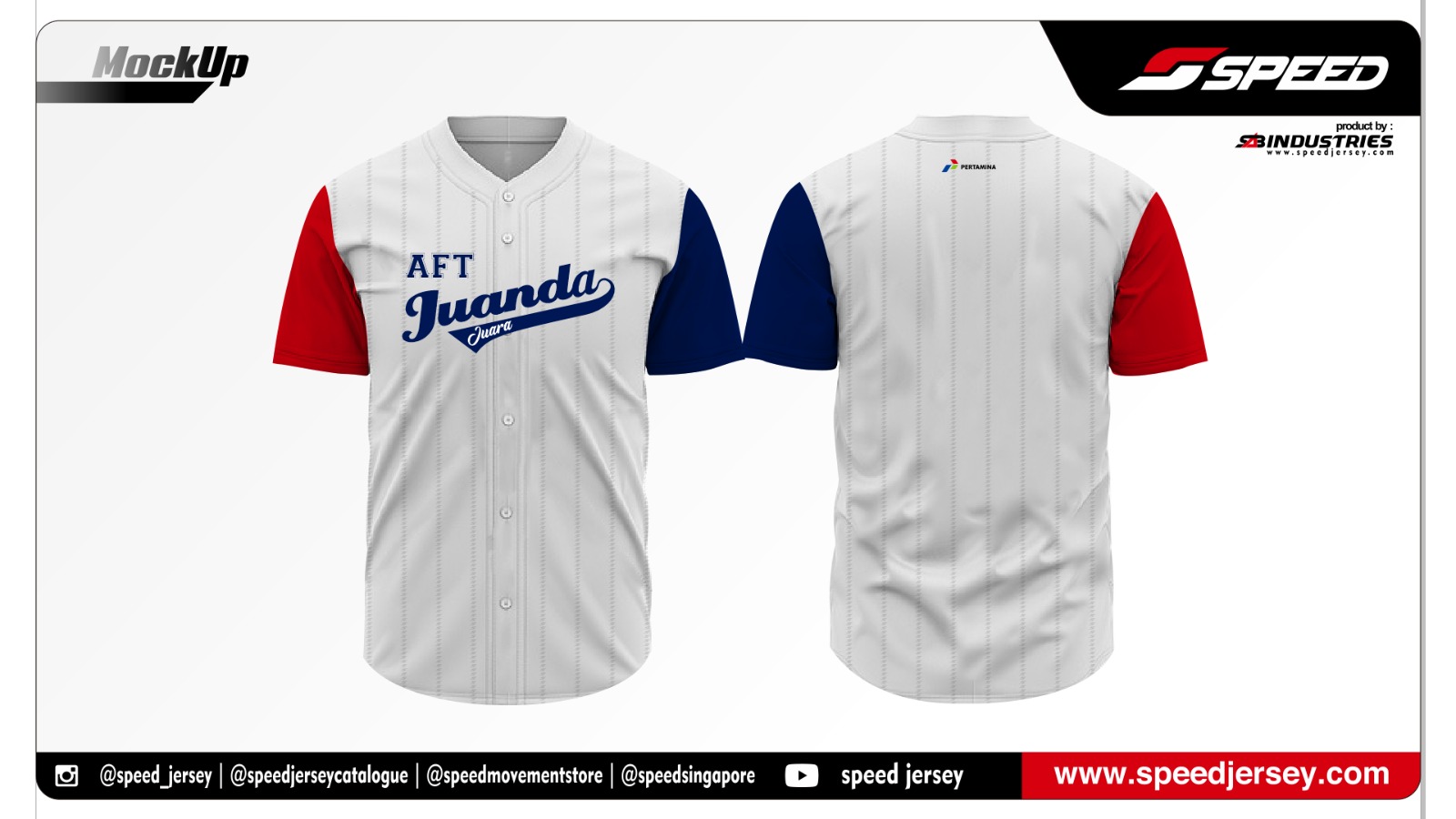 Jual KEMEJA BASEBALL AFT JUANDA | PaDi UMKM