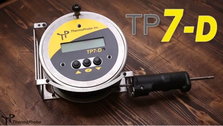 Jual ThermoProbe petroleum gauging thermometer TP7-D alat ukur suhu cargo t - 30mtr ...