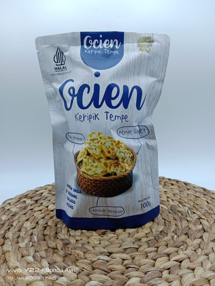 Jual Ocien Kripik Tempe 100g Balado | PaDi UMKM