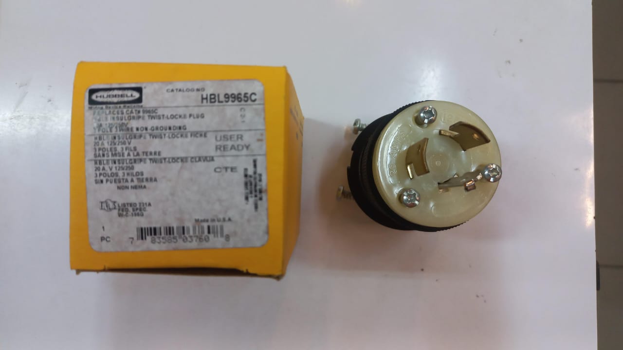 Jual HBL 9965C TWIST-LOCK PLUG “MADE IN USA” | PaDi UMKM